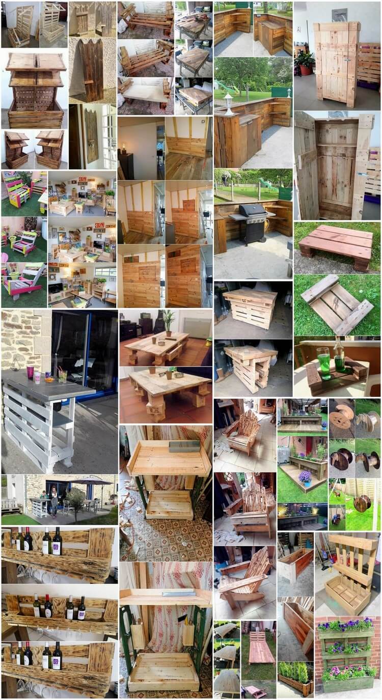 Classic Ideas for Old Wood Pallets Recycling | Recycled Crafts